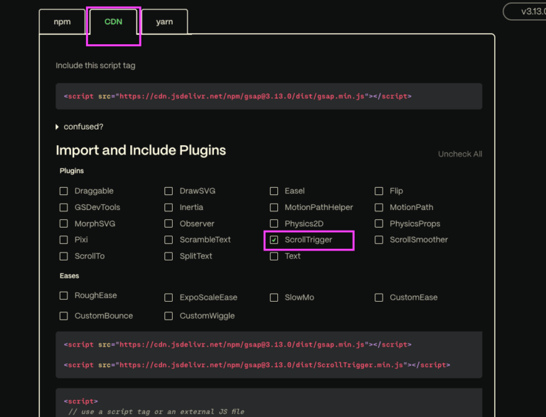 【GSAP】ScrollTriggerの実用例まとめ｜ドコドア